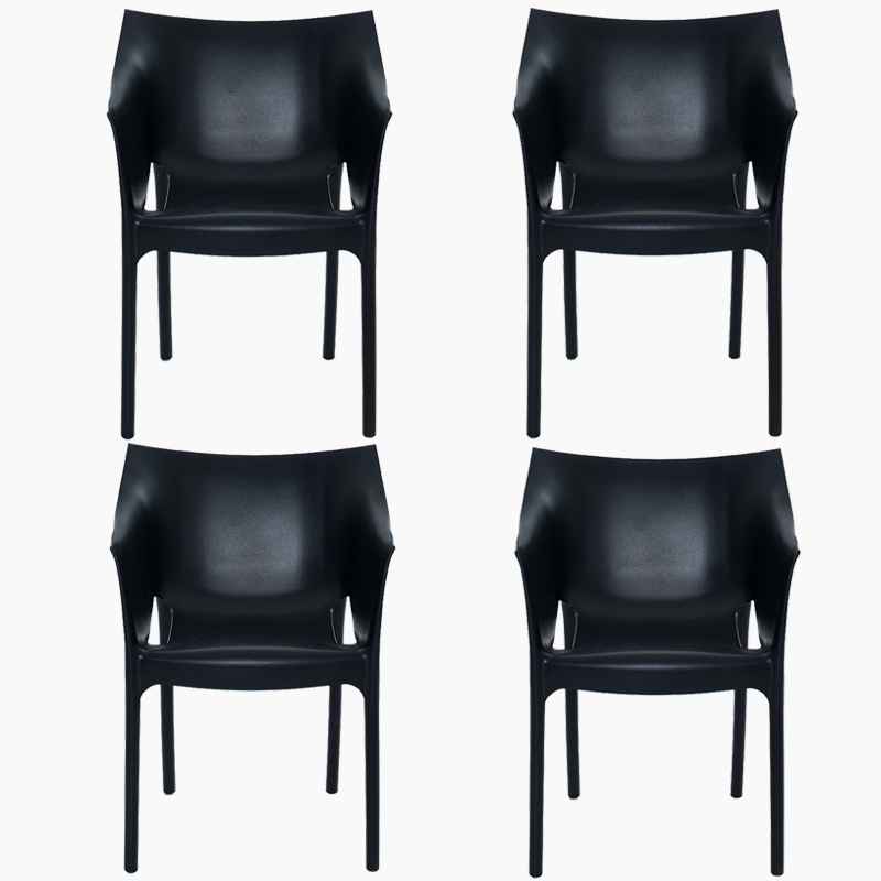 Plastic Dining Chair with Arms, Coloured Plastic Dining Chairs Online ...